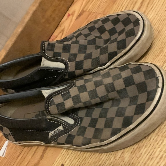 Vans | Shoes | Low Top Checkered Vans | Poshmark